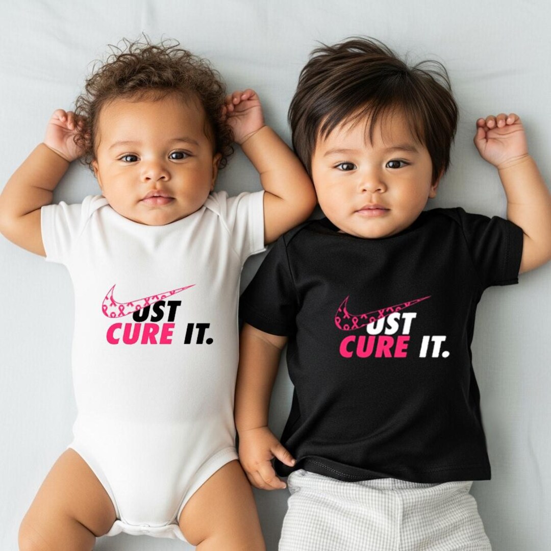 Infant Breast Cancer Onesie or Baby Tee – Just Cure It | Pink Ribbon ...
