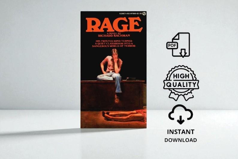 Rage by Stephen King (writing as Richard Bachman) - Etsy