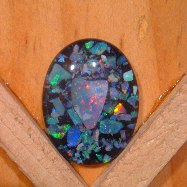 Mosaic Opal Necklace - Etsy