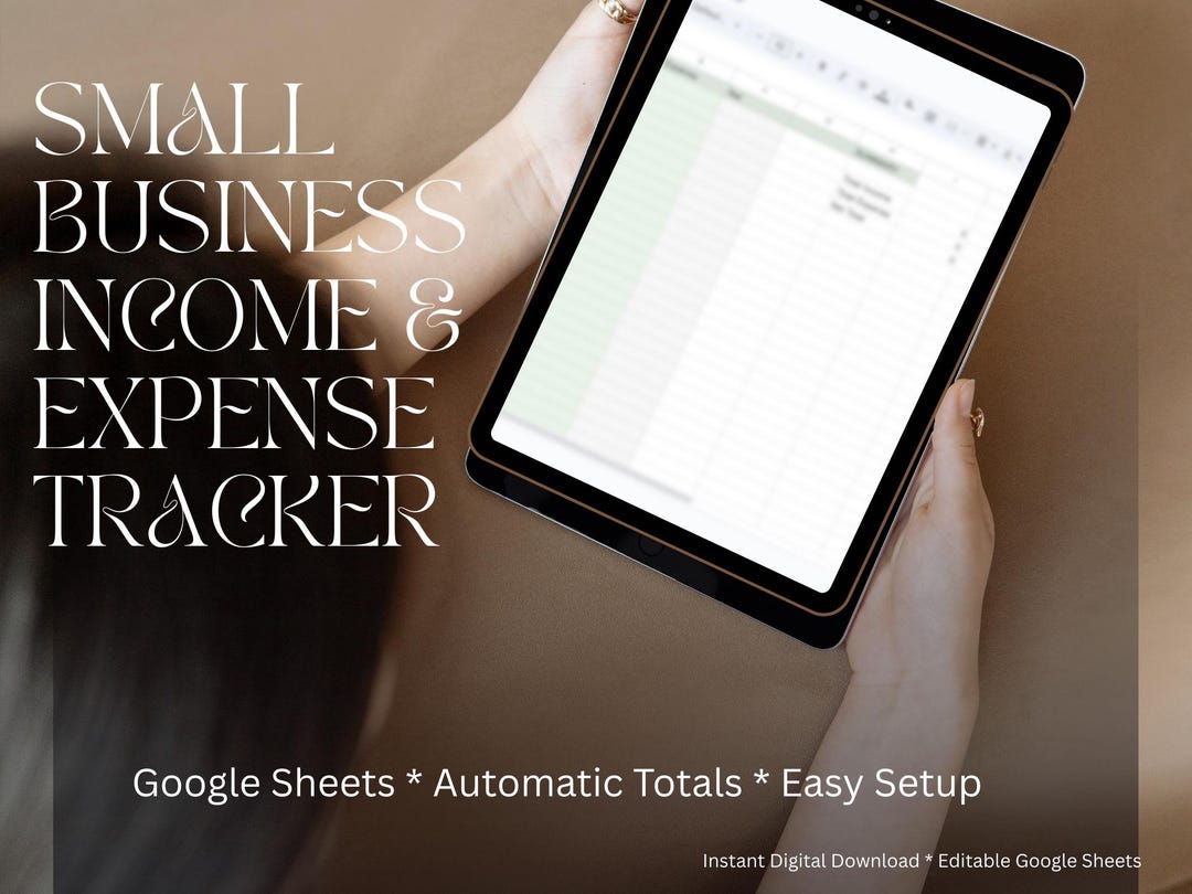 Small Business Income Expense Tracker Spreadsheet Google Sheets - Etsy