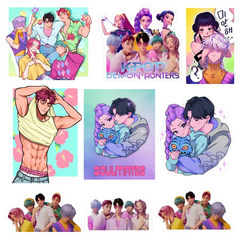 500+ Kpop Demon Hunter Png Bundle, Saja Boy Png, Huntrix Png, Girl ...