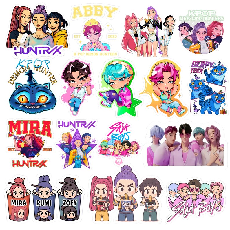 500+ Kpop Demon Hunter Png Bundle, Saja Boy Png, Huntrix Png, Girl ...