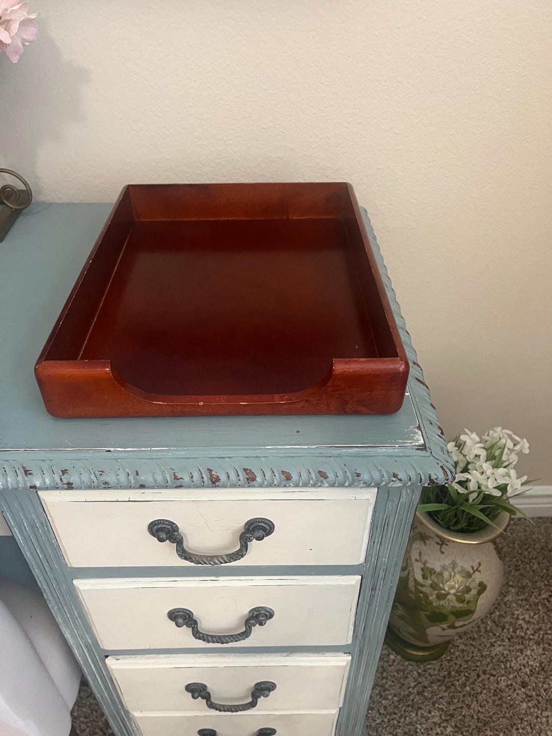 Vintage Eldon Wooden Desk Tray - Etsy