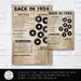 Back in 1954 Newspaper Themed Poster, 1954 Facts Poster, 1954 Birthday ...