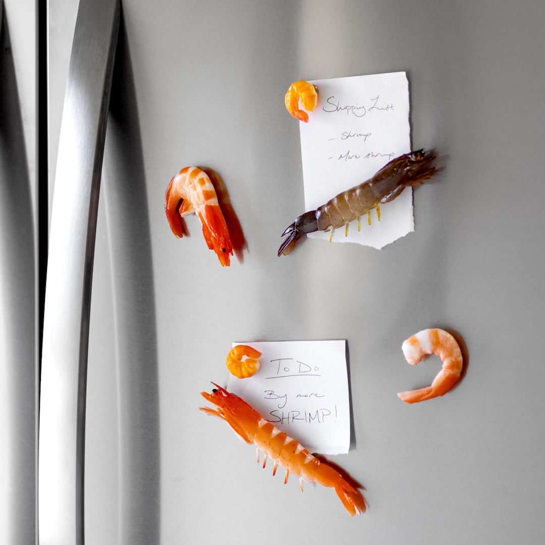 Swimming Shrimp Keychain/magnet - Etsy