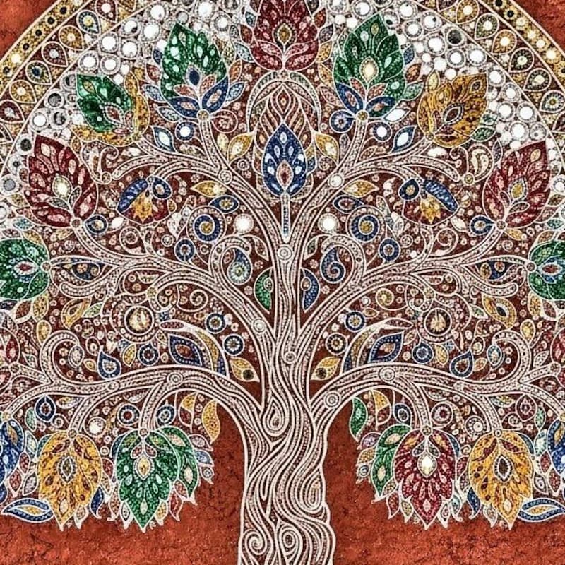 Lippan Art Work Mandala - Etsy