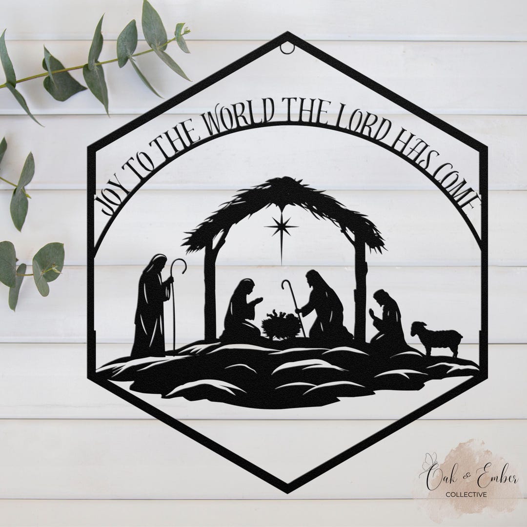 Joy to the World Metal Sign, Holiday Metal Decor, Home Holiday Decor ...