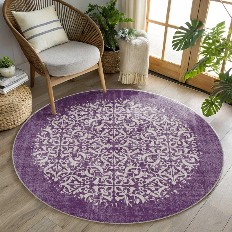 Vintage French Circle Rugs - Etsy UK