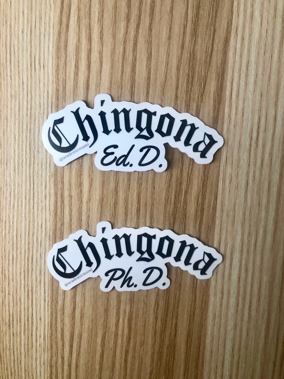 Edd Phd Chingona Educated Latina Vinyl Stickers - Etsy
