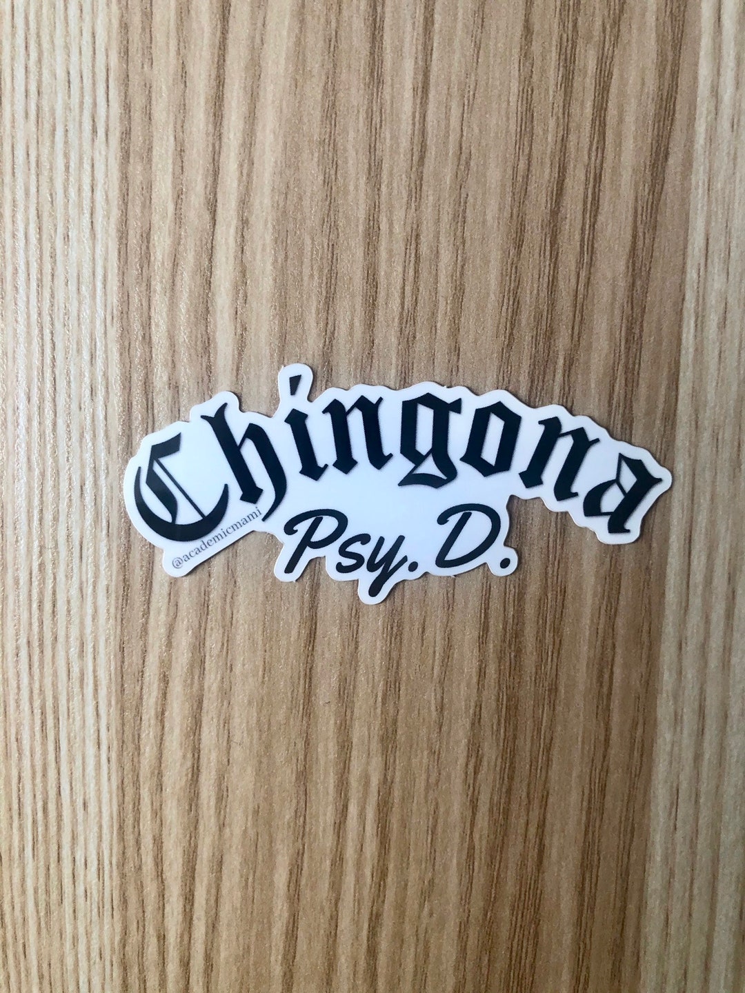 Psyd Chingona Educated Latina Vinyl Sticker Laptop Decal - Etsy