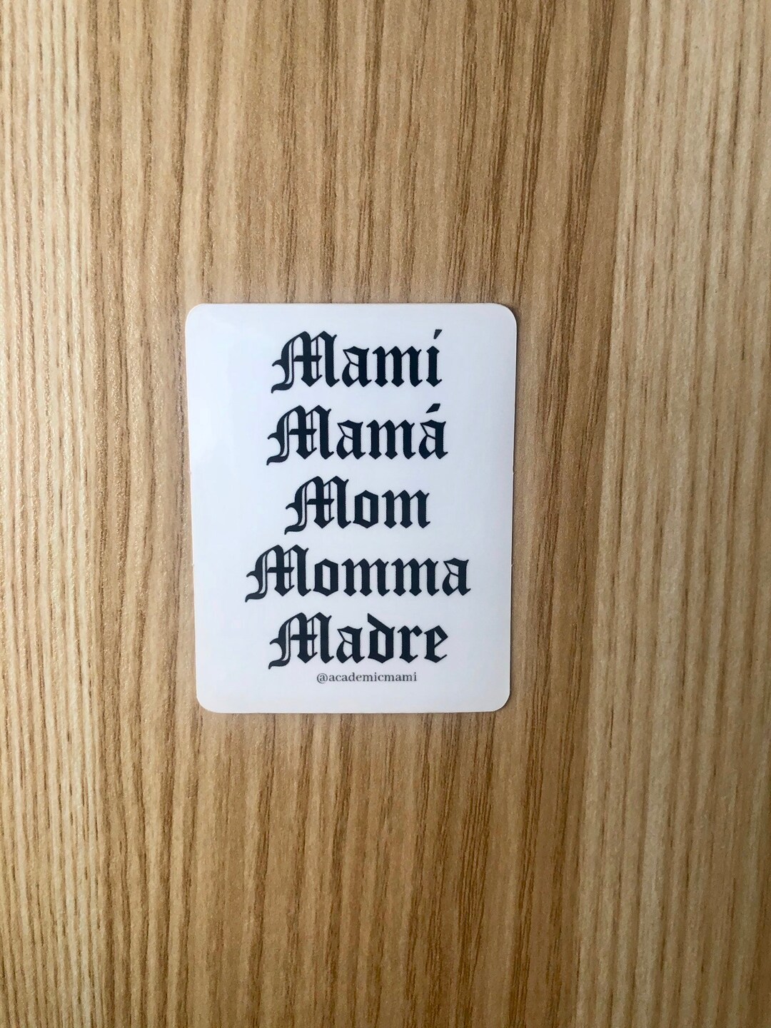 Mamá Mom Mami Sticker Vinyl Sticker Laptop Decal - Etsy