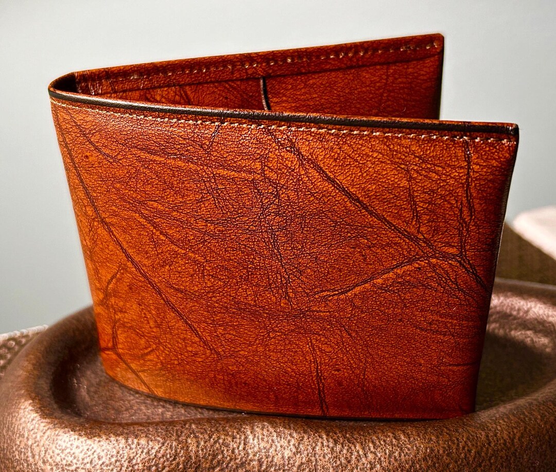 Vintage "billfold AMITY Wallet" Never Used Made in Soft Rich Brown ...