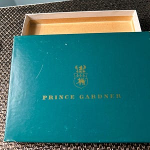 Vintage prince GARDNER Wallet Never Used Made in Black Leather Look ...