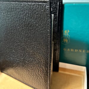 Vintage prince GARDNER Wallet Never Used Made in Black Leather Look ...
