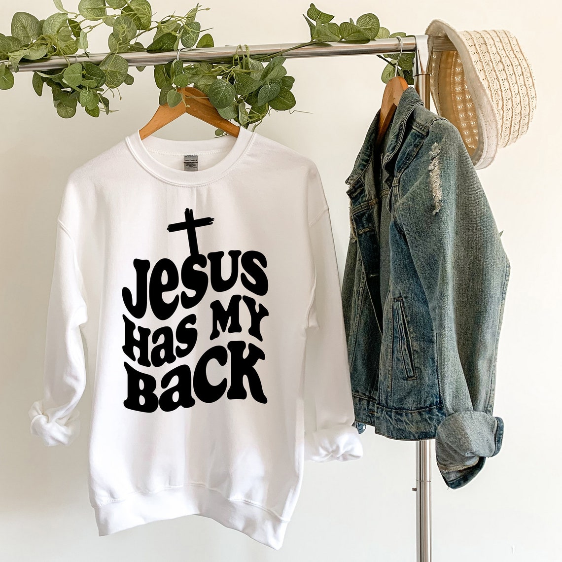 Jesus Has My Back PNG Christian PNG Design File for - Etsy