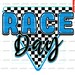 Race Day PNG, Race Day Sublimation File Design, Racing, Blue, Digital ...