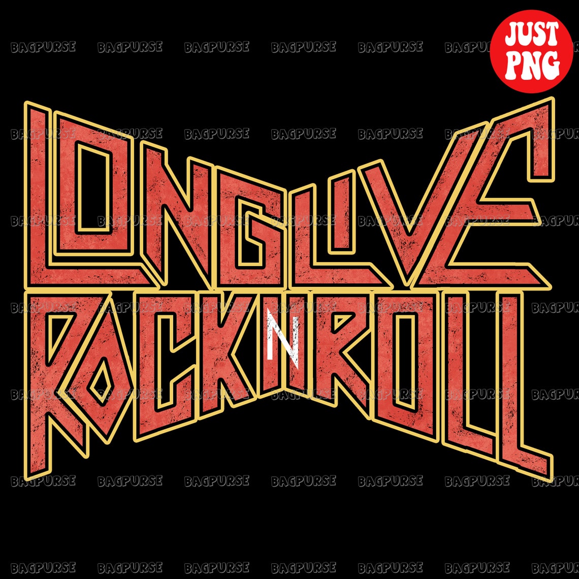 Long Live Rock and Roll Rock PNG Rock Sublimation Rock - Etsy