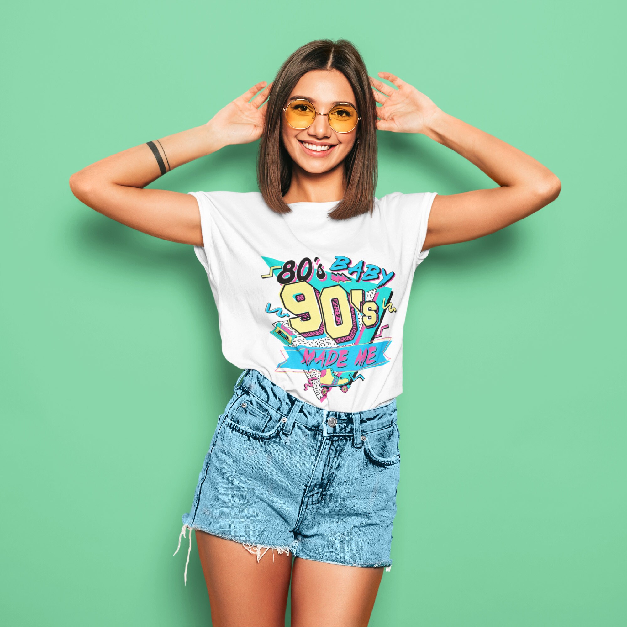 Retro Sublimations 80s Baby 90s Made Me PNG Vintage 90' - Etsy