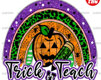 Halloween Png, Halloween Teacher PNG, Halloween Teach Sublimation ...
