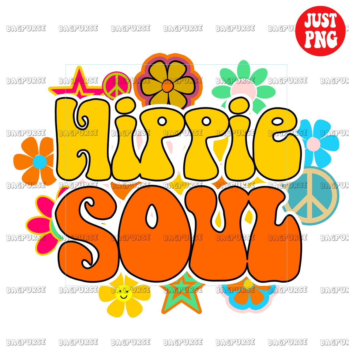 Hippie Soul Hippie Soul PNG Hippie Sublimation Hippie File - Etsy