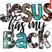 Jesus Has My Back PNG, Christian Western Design, Religious, Christian ...