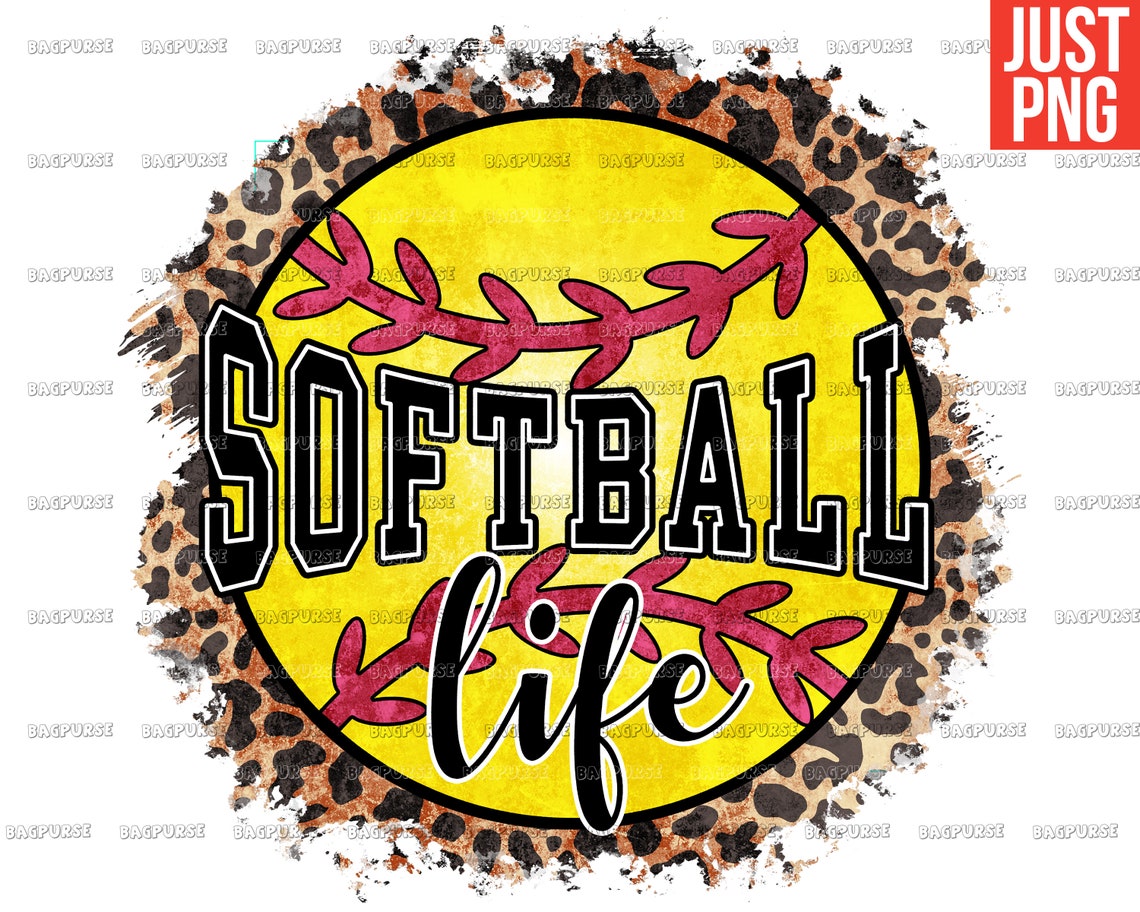 Softball Life Softball Life PNG File Design for Sublimation - Etsy
