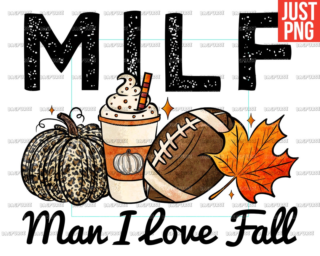 Man I Love Fall PNG, Pumpkin Leopard, Football, Pumpkin Spice, Funny ...