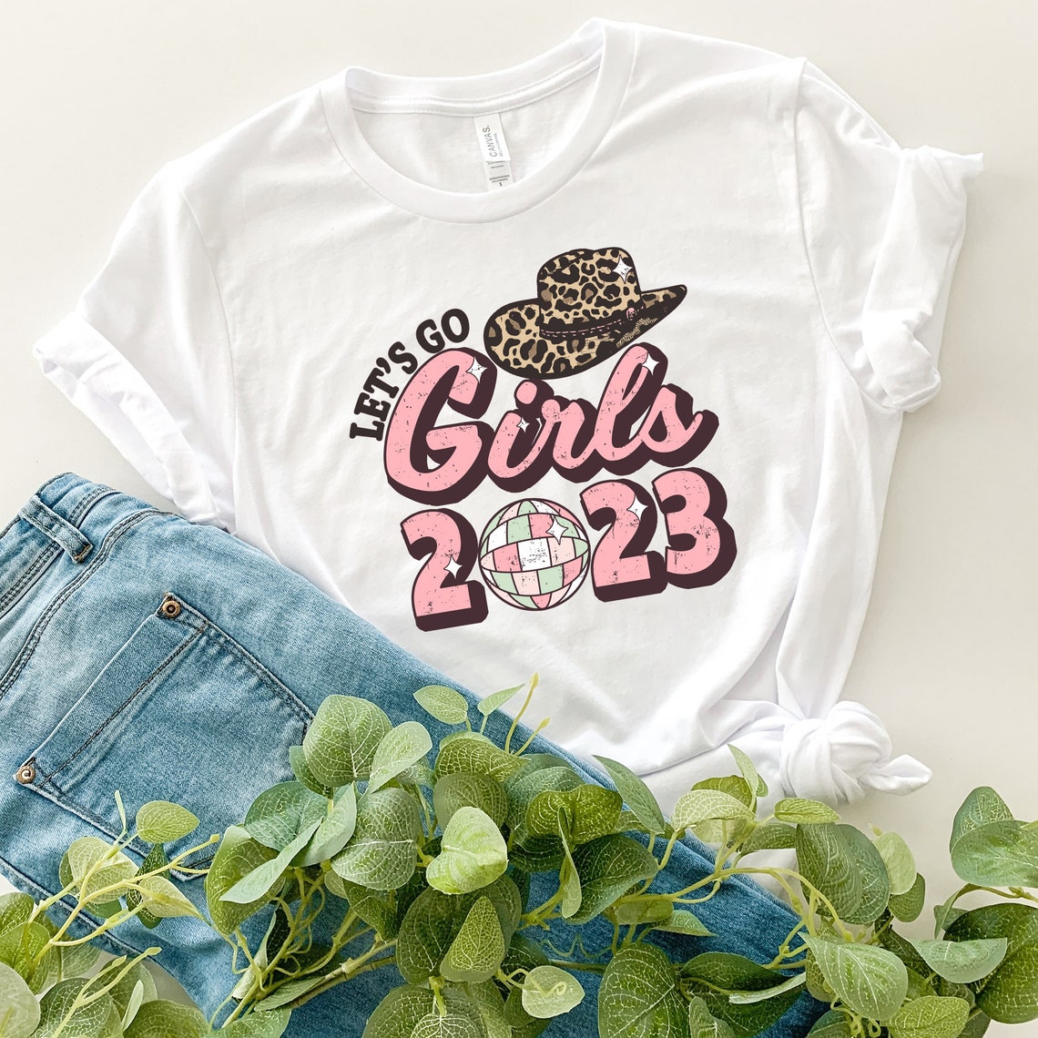Let's Go Girls PNG Cowgirl New Year PNG Happy New Year - Etsy