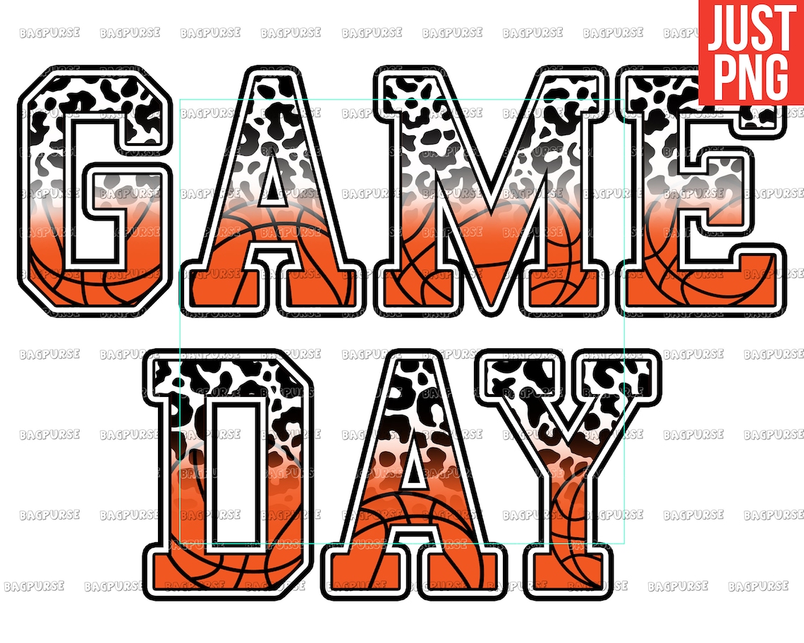 Game Day Game Day Basketball PNG Basketball Design File for - Etsy