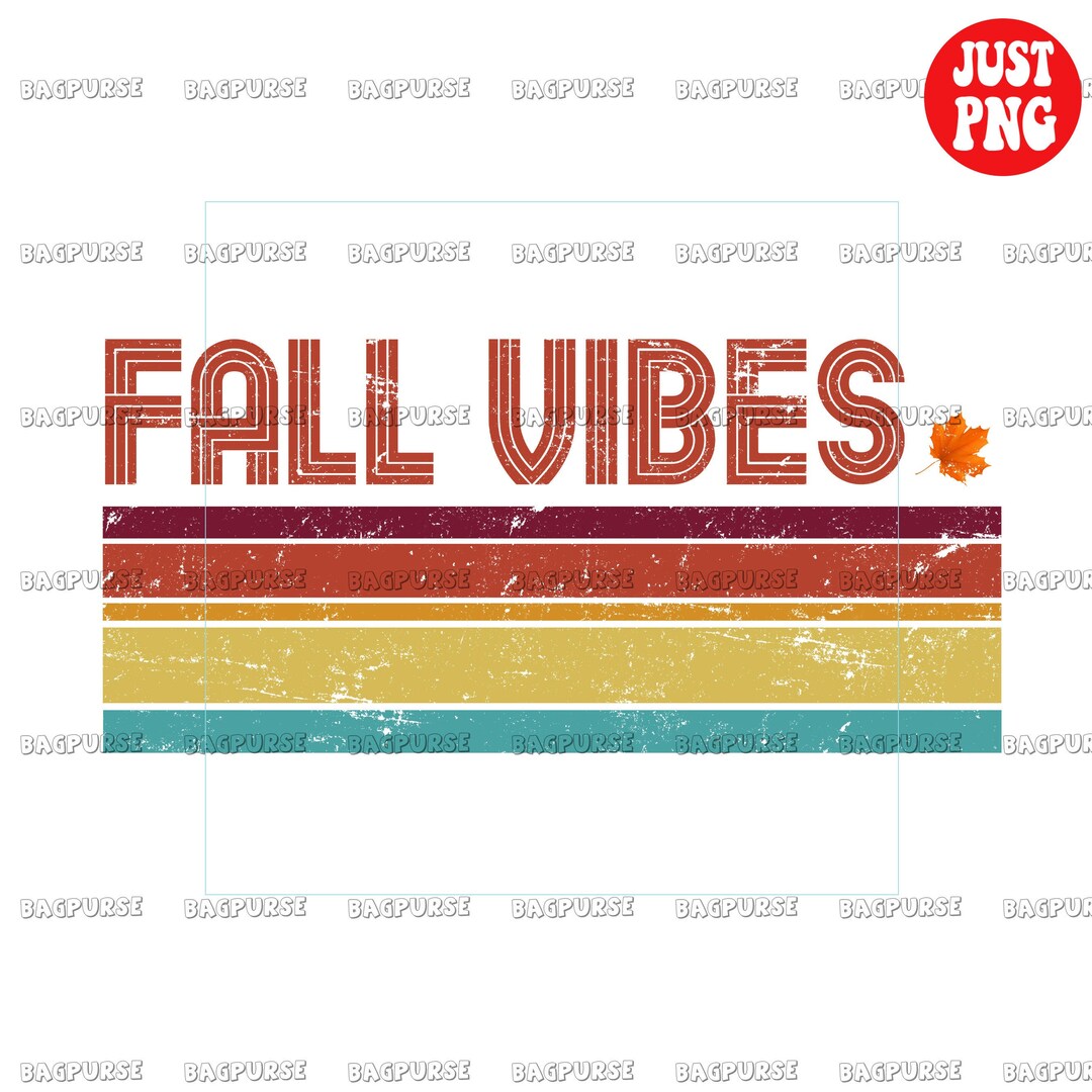 Retro Fall Vibes PNG Sublimation Digital Download Clipart Design T ...
