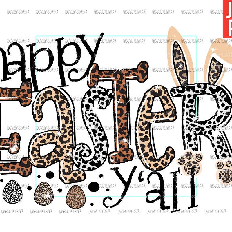 Happy Easter Print - Etsy