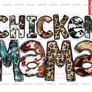 Chicken Mama PNG, Farmhouse, Chicken Mom, File Design for Sublimation ...