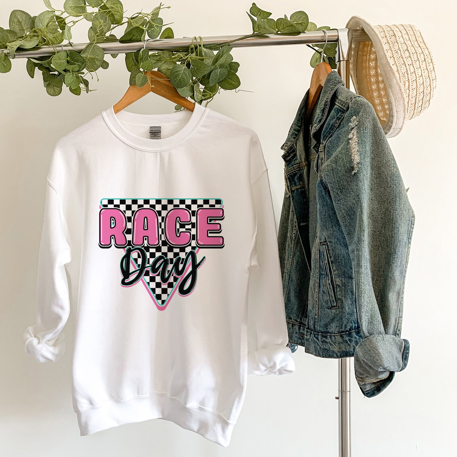 Race Day PNG Race Day Sublimation File Design Racing Pink - Etsy