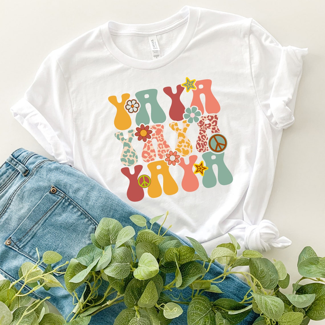 Retro Yaya PNG Groovy Yaya File Design for Sublimation or - Etsy