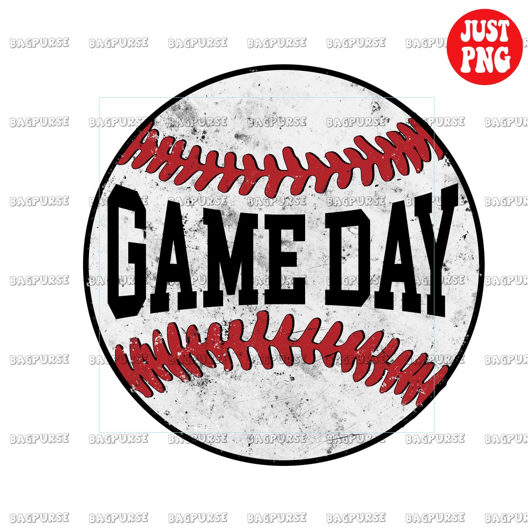 Game Day PNG, Game Day Baseball Sublimation, Clipart, Instant Digital ...