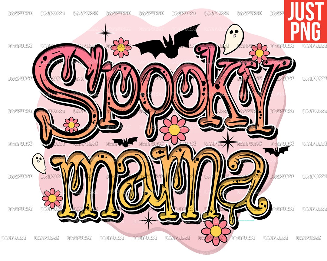 Spooky Mama PNG, Cute Halloween Designs, Mom Halloween, Mother ...