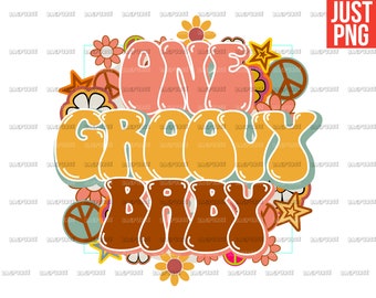 One Groovy Baby - Etsy