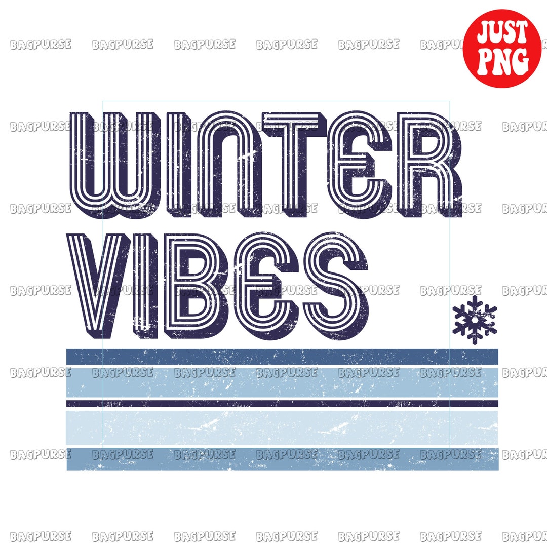 Winter Vibes PNG, Winter PNG, Winter Sublimation Design, Instant ...