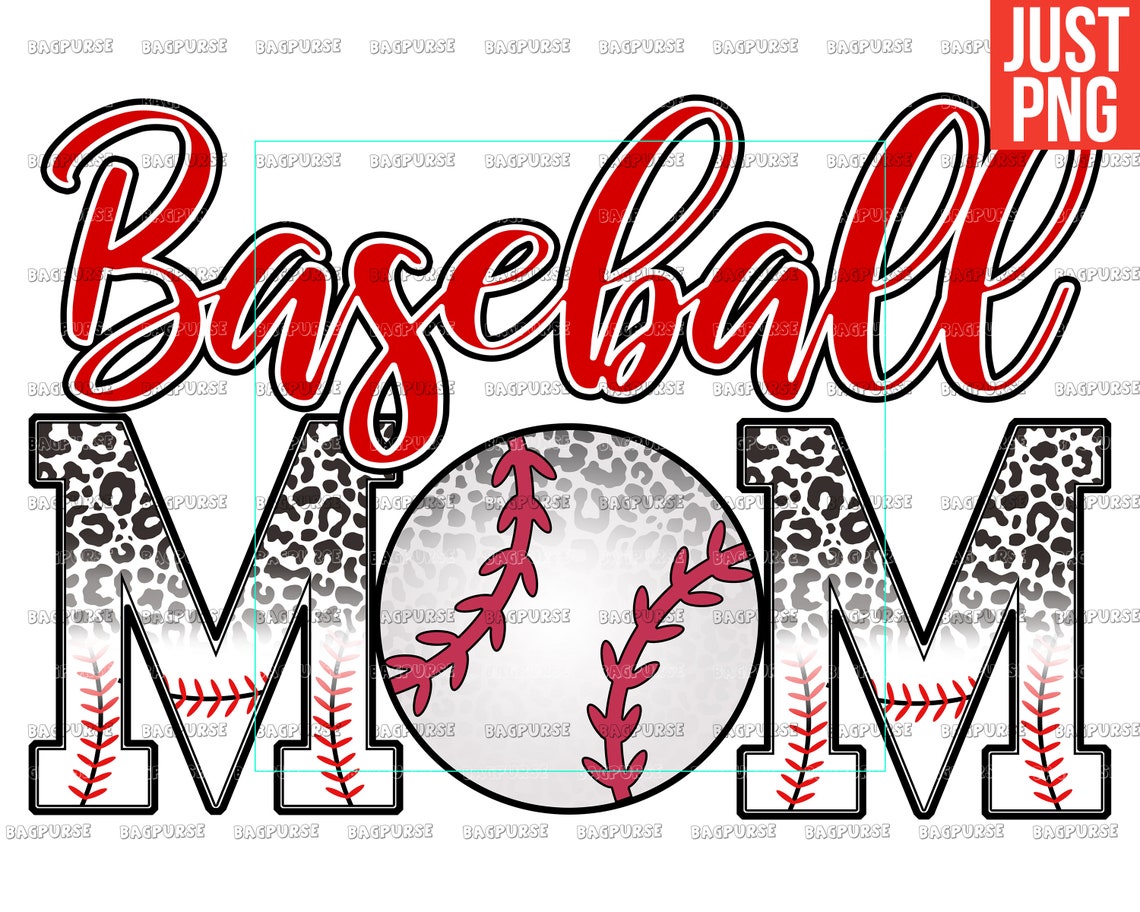 Baseball Mom Baseball Mom PNG Baseball Mom Design File for - Etsy
