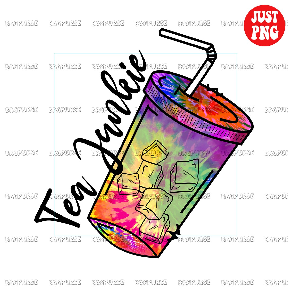 Loaded Tea Junkie Loaded Tea PNG Loaded Tea Tie Dye - Etsy