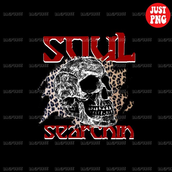 Soul Searching PNG Soul Searchin Sublimation Skull Leopard - Etsy