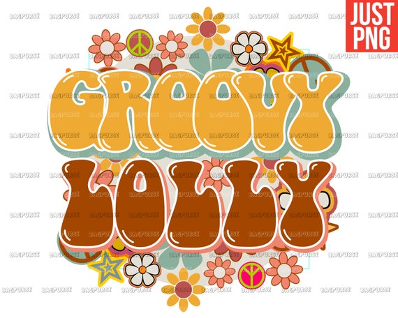 Groovy Lolly PNG Retro Lolly PNG 70s Designs Retro Design - Etsy