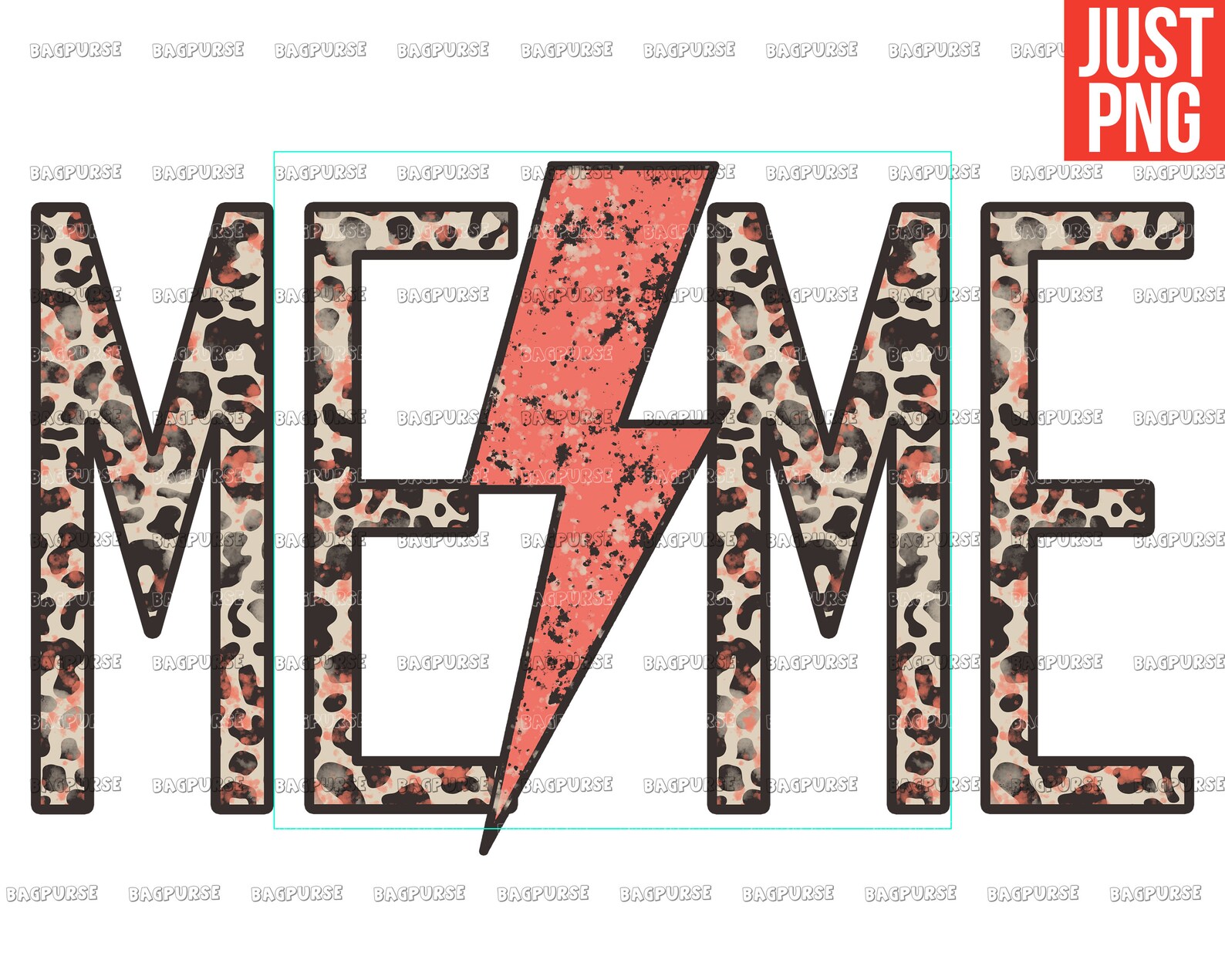 Meme PNG Meme Mom Design Meme Boho Leopard Design Retro - Etsy