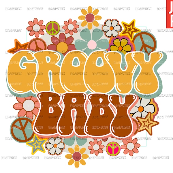 Groovy Baby Shower - Etsy