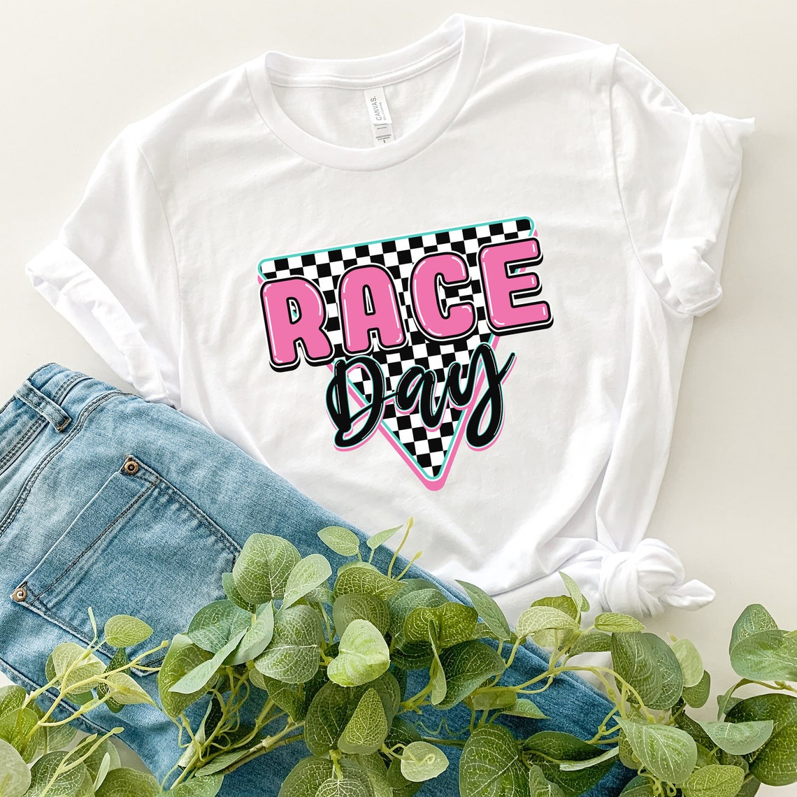 Race Day PNG Race Day Sublimation File Design Racing Pink - Etsy