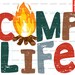 Camp Life PNG, Camping Bonfire Design, File for Sublimation or Print ...