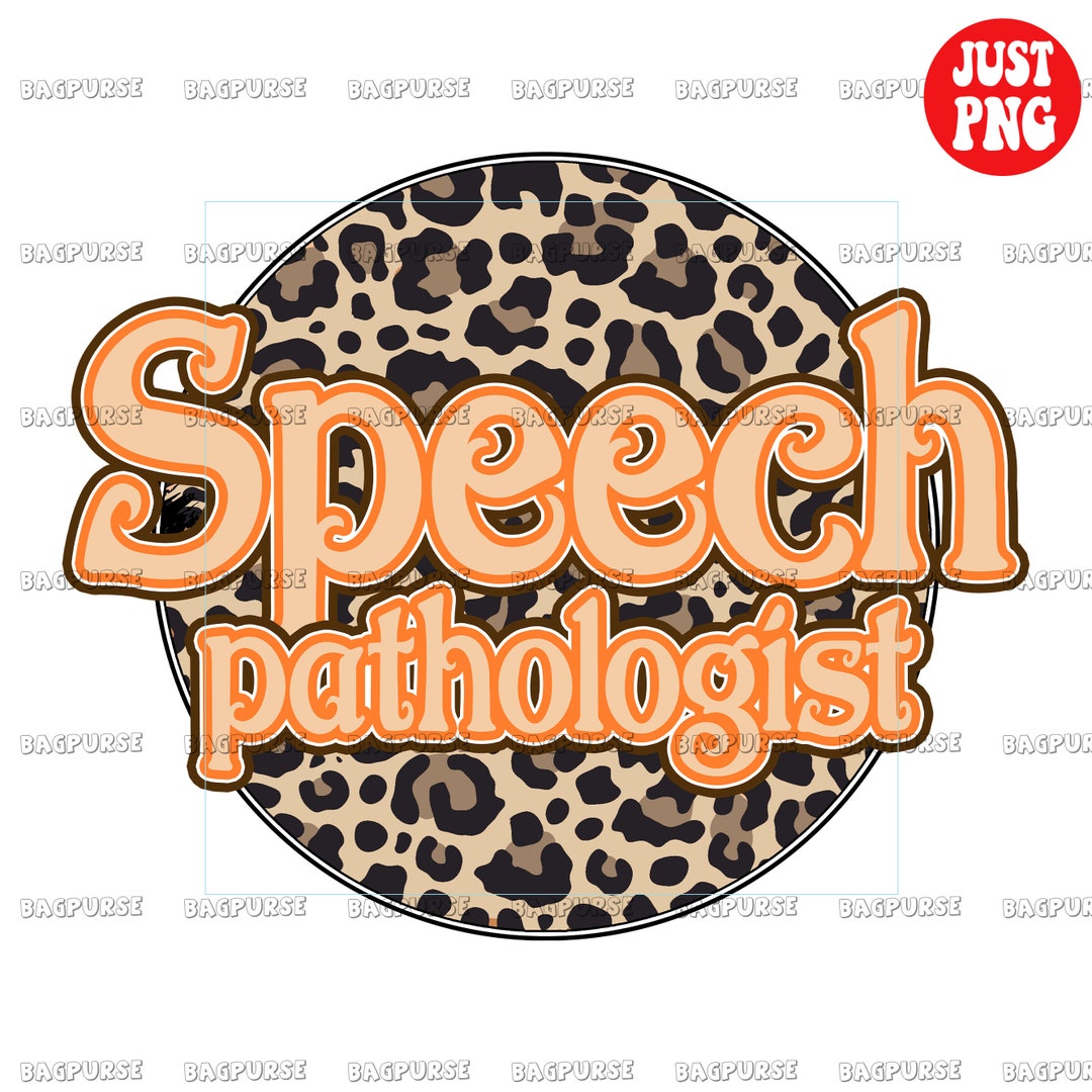 Speech Pathologist PNG, Speech Pathology Sublimation, Clipart, Instant ...