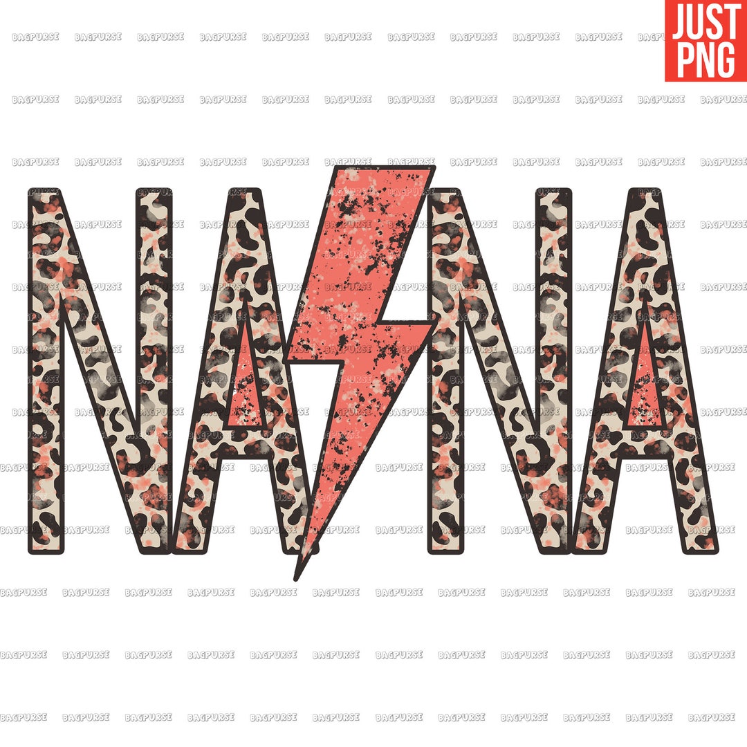 Nana PNG, Nana Rock PNG, Rocker Nana, Rock and Roll Nana, Nana Leopard ...