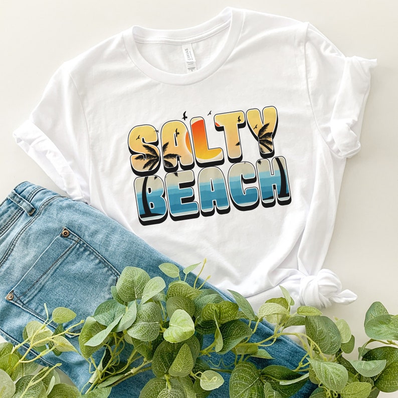 Salty Beach Salty Beach PNG Summer Beach Design File for - Etsy