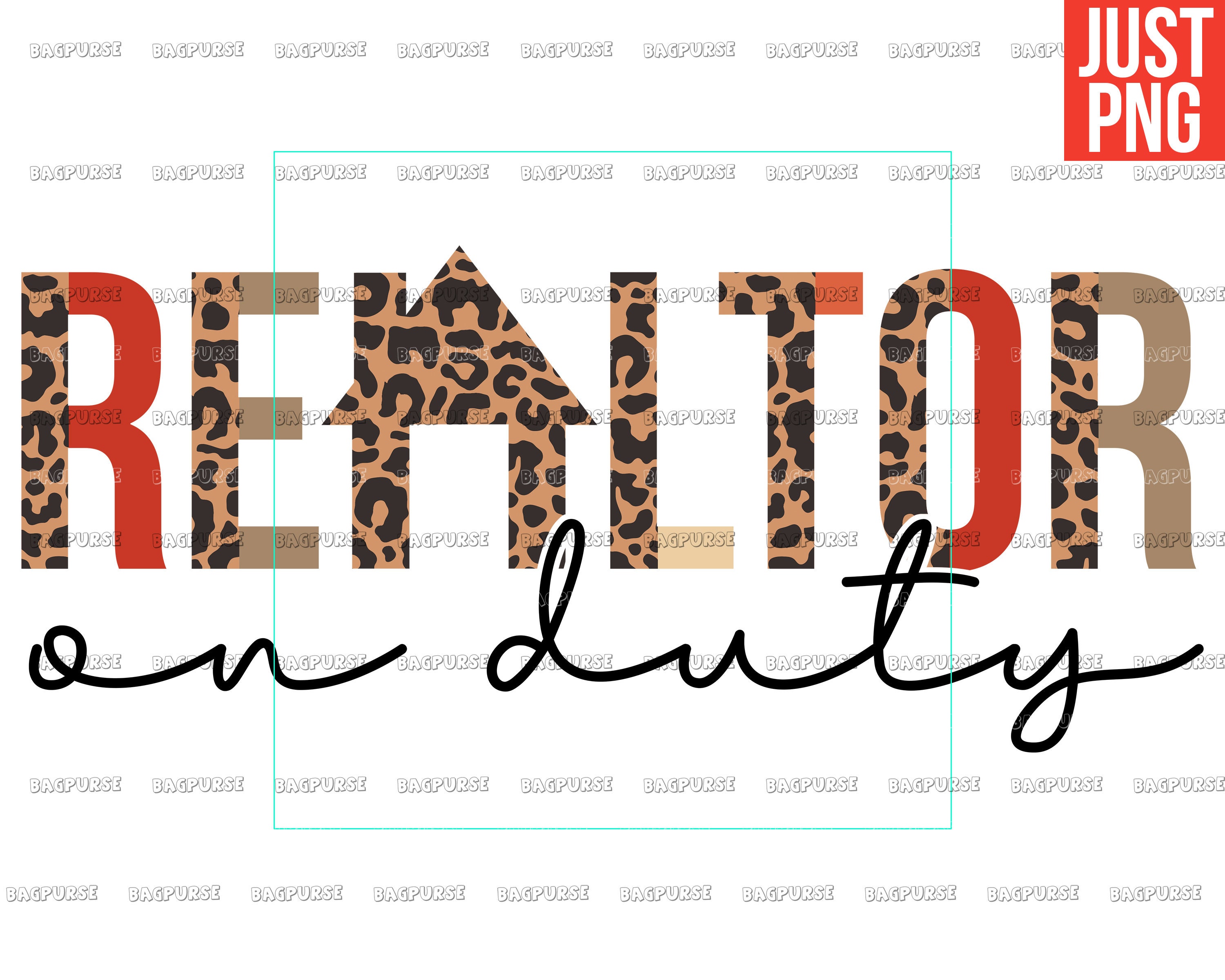 Realtor on Duty PNG Realtor PNG Real Estate PNG File Design - Etsy